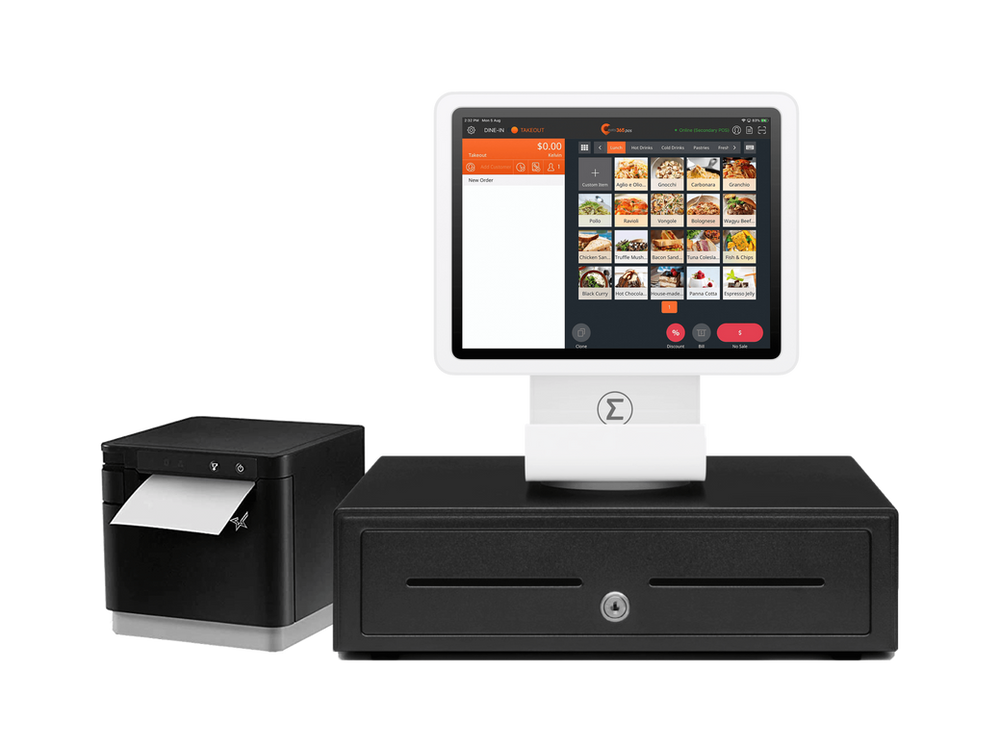 POS with digital ordering system for restaurant