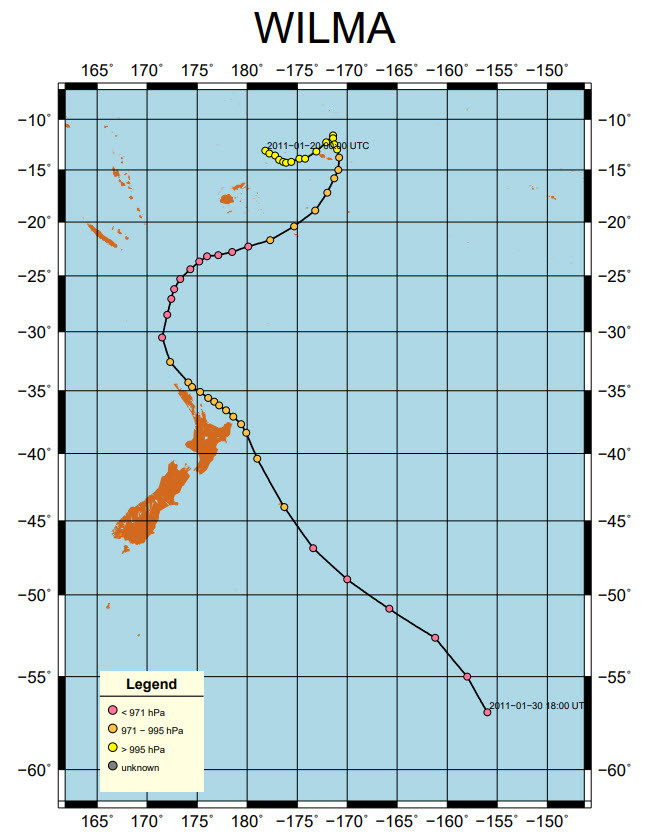 Cyclone Wilma 2011 | Hauraki Gulf Weather