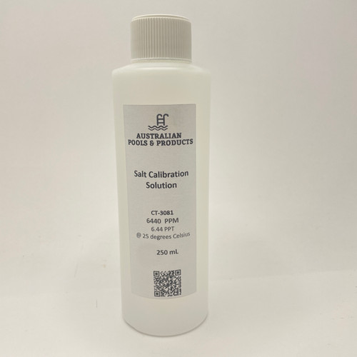 Salt calibration solution 6440ppm - 250mL | Aust Pools & Product