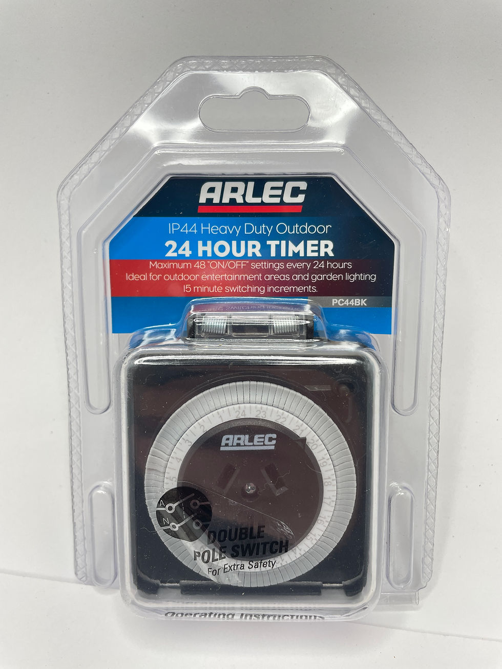 Arlec Outdoor HD Timer Black IP44 | Aust Pools & Product