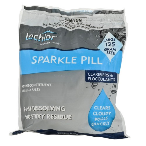 Sparkle Pill Clarifier Flocculant Lochlor - 125g x 24 pack | Aust Pools ...