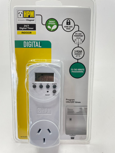 Time Clock - HPM Digital Timer Slim Face | Aust Pools & Product