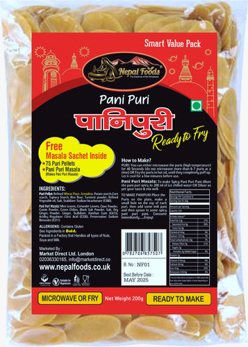 Pani Puri Fry with Masala | Nepal Foods Online