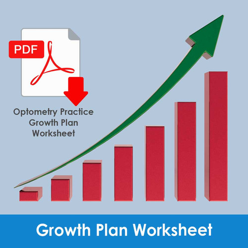 Optometry Growth Plan Worksheet - Orders | Hanks Eye Charts