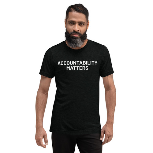 ACCOUNTABILITY MATTERS Short sleeve t-shirt | Impose Cost