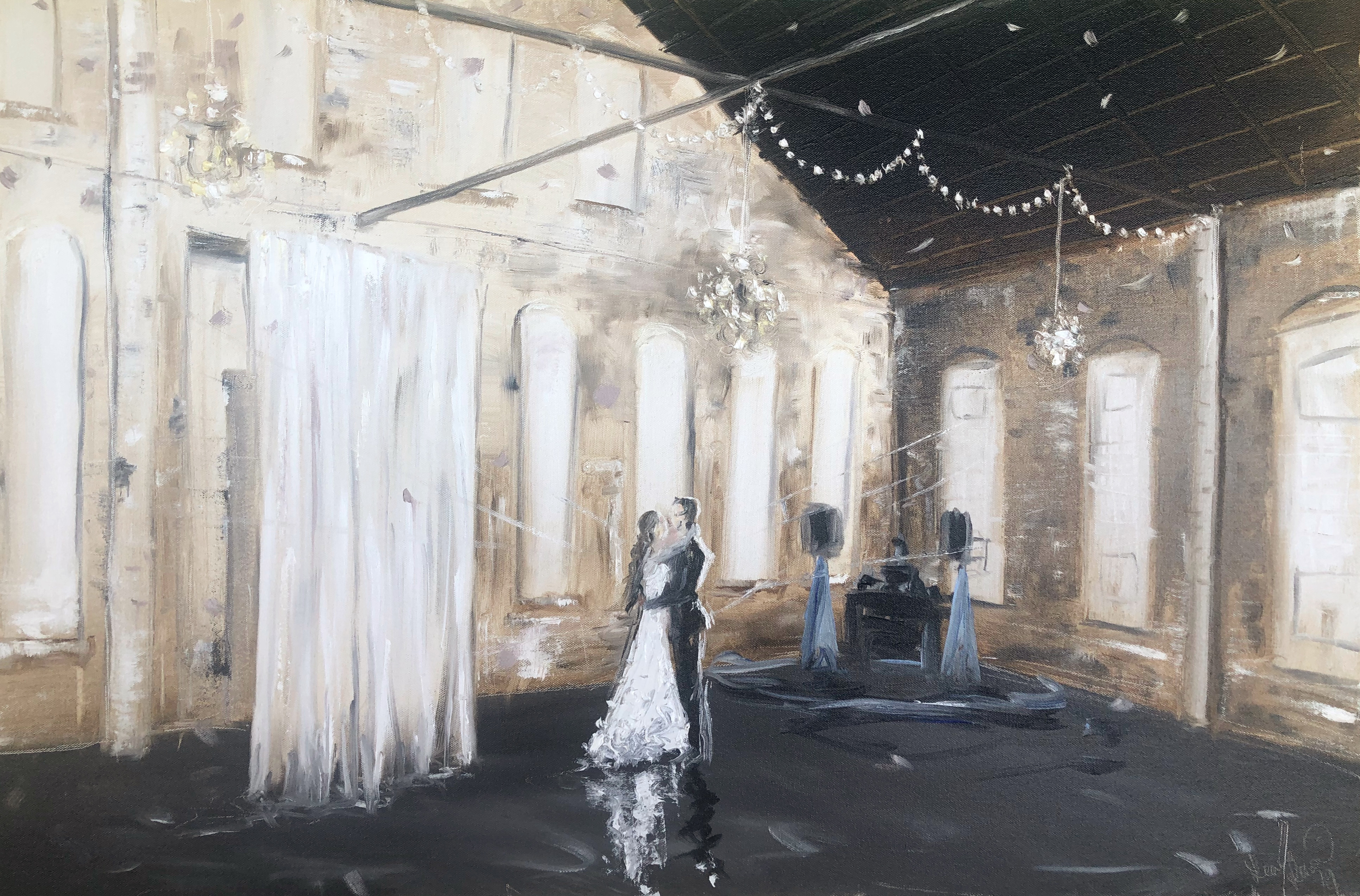 Live Wedding & Event Painting by Leanne Larson