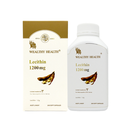 White Label Lecithin Capsules 1200mg | Wealthy Health