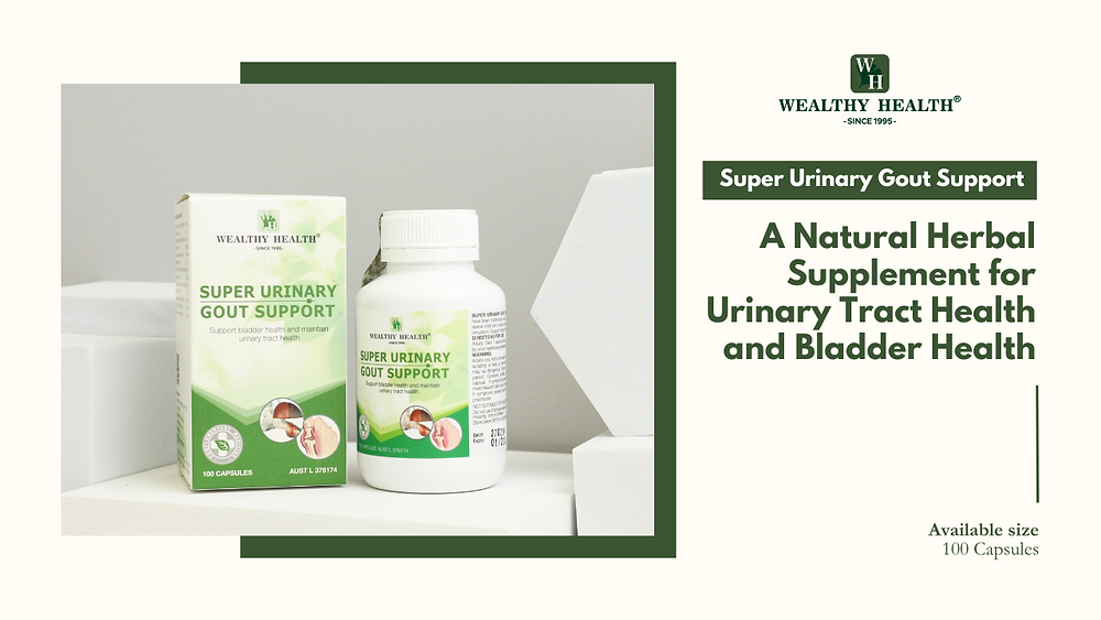 Super Urinary Gout Support: A Natural Herbal Supplement for Urinary ...