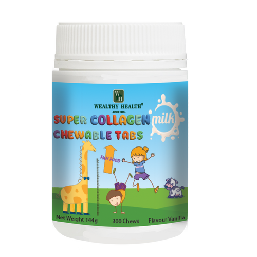 Super Collagen Chewable Tabs | Wealthy Health