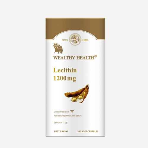 White Label Lecithin Capsules 1200mg | Wealthy Health