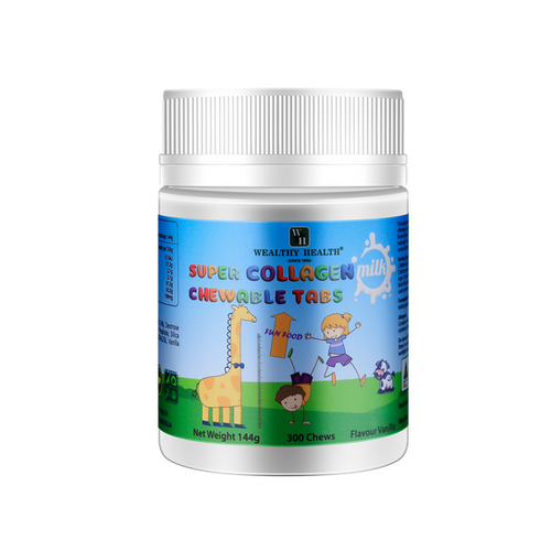 Super Collagen Chewable Tabs | Wealthy Health