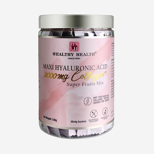 Maxi Hyaluronic Acid Collagen Super Fruits Mix | Wealthy Health