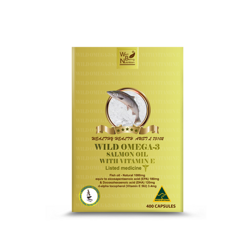 Wild Omega - 3 Salmon Oil Capsules | Well-Being Nutrition