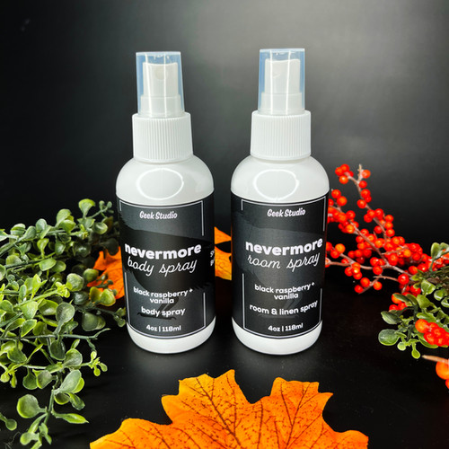 Nevermore Body & Room Spray - black raspberry vanilla | Geek Studio