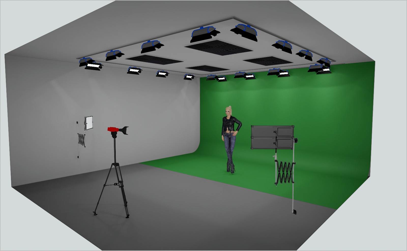 Casey Tech School studio build