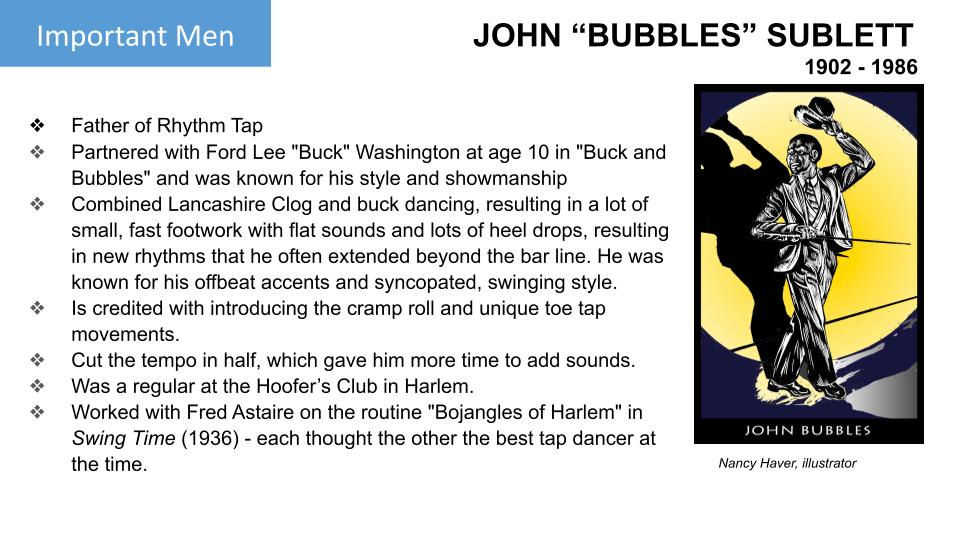 John "Bubbles" Sublett