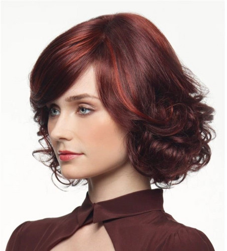 Quality Mid Length Deep Red Wig | My Wardrobe