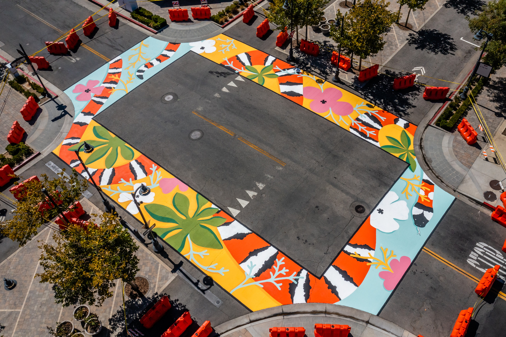 Crosswalk Mural by Nuri Amanatullah