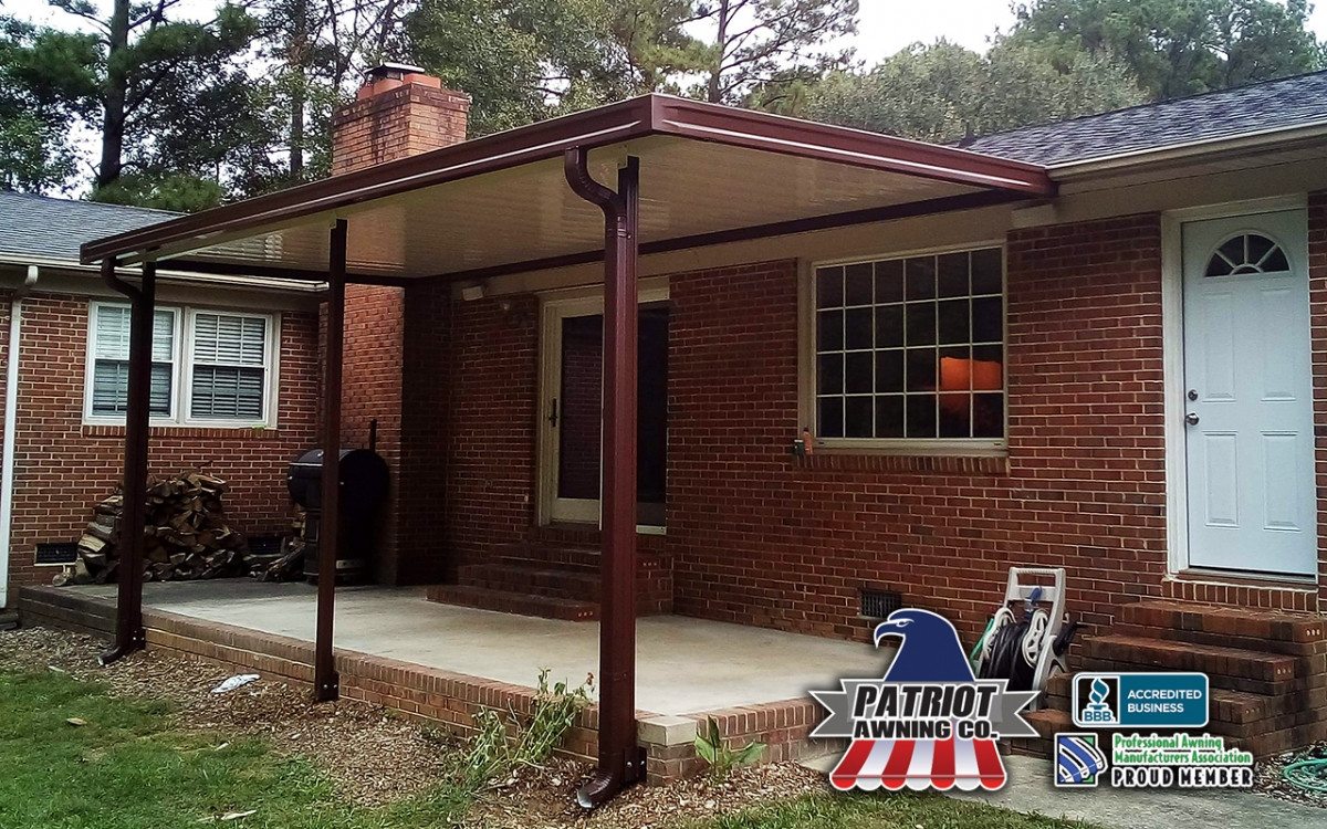EconoDeck Roll-Formed Metal Awnings | Patriot Awning Co.