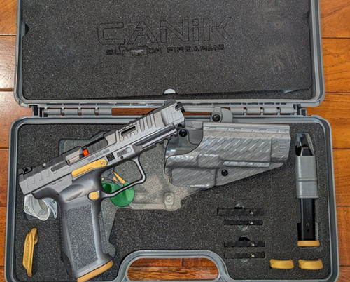 Canik Rival SFX Grey/Gold, 9mm | Home on the Range Gu