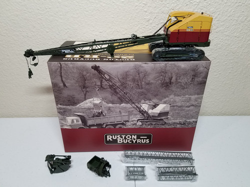 Ruston-Bucyrus 22-RB Crane, Clam, Dragline with Metal Tracks | DiecastMatt