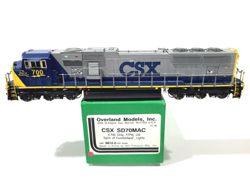 Overland OMI CSX EMD SD70MAC CSX Transportation #700 HO Brass Model #6612.2 | HobbyUpNorth
