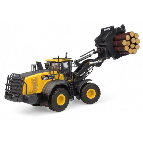 Komatsu WA475-10 Wheel Loader with Log Forks | DiecastMatt