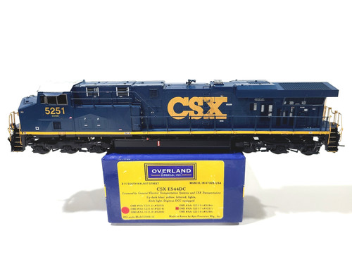 Overland OMI CSX ES44DC CSX Transportation #5251 HO Brass Model #AA-1231-7 DCC | HobbyUpNorth