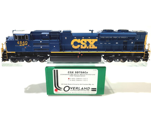 Overland OMI CSX EMD SD70ACe CSX Transportation #4840 HO Brass Model #AA-1102-4 | HobbyUpNorth
