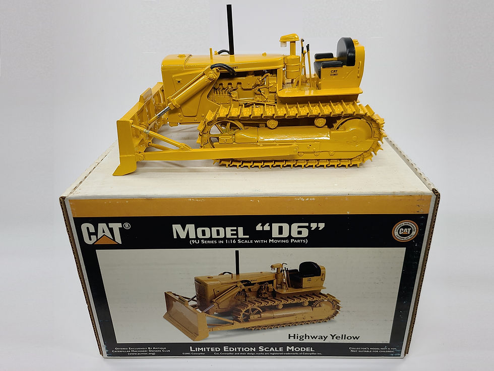 Caterpillar Model D6 Crawler Crawler 9U Series | DiecastMatt
