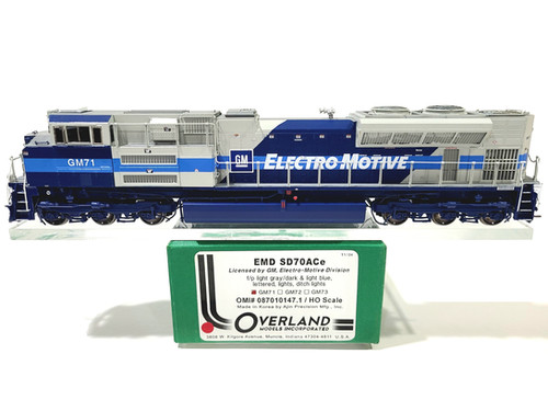 Overland OMI GM EMD SD70ACe Demo Demonstrator #GM71 HO Brass Model ...