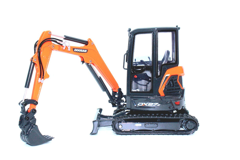 Doosan DX27Z Compact Excavator | DiecastMatt