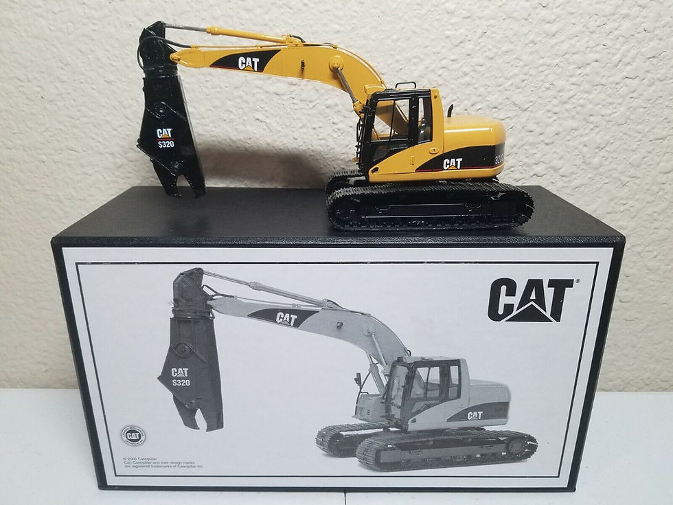 Caterpillar 320C L U Excavator with Shears | DiecastMatt