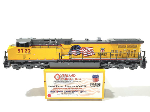 Overland OMI UP GE AC44CTE Union Pacific #5722 HO Brass Model #6583.2 | HobbyUpNorth