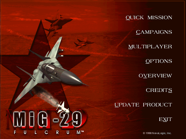 Novalogic F-16 & MiG-29 - A Tale of Red and Blue