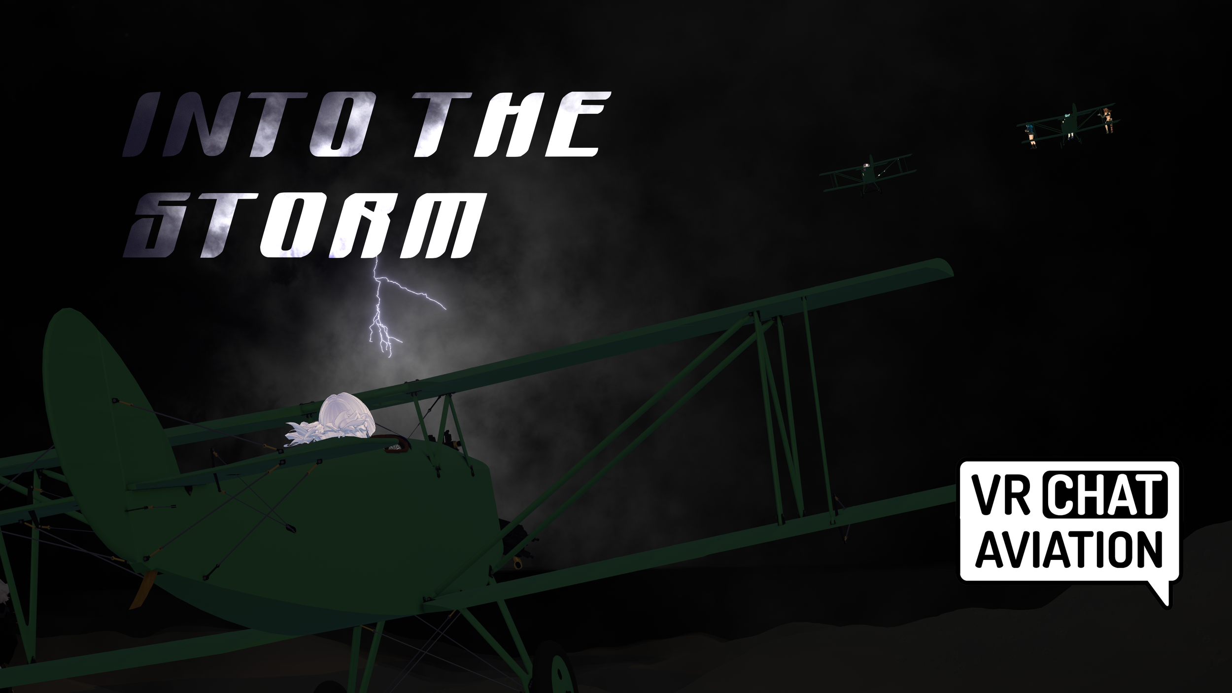 Into the Storm: VRChat Flying in Vol de Nuit