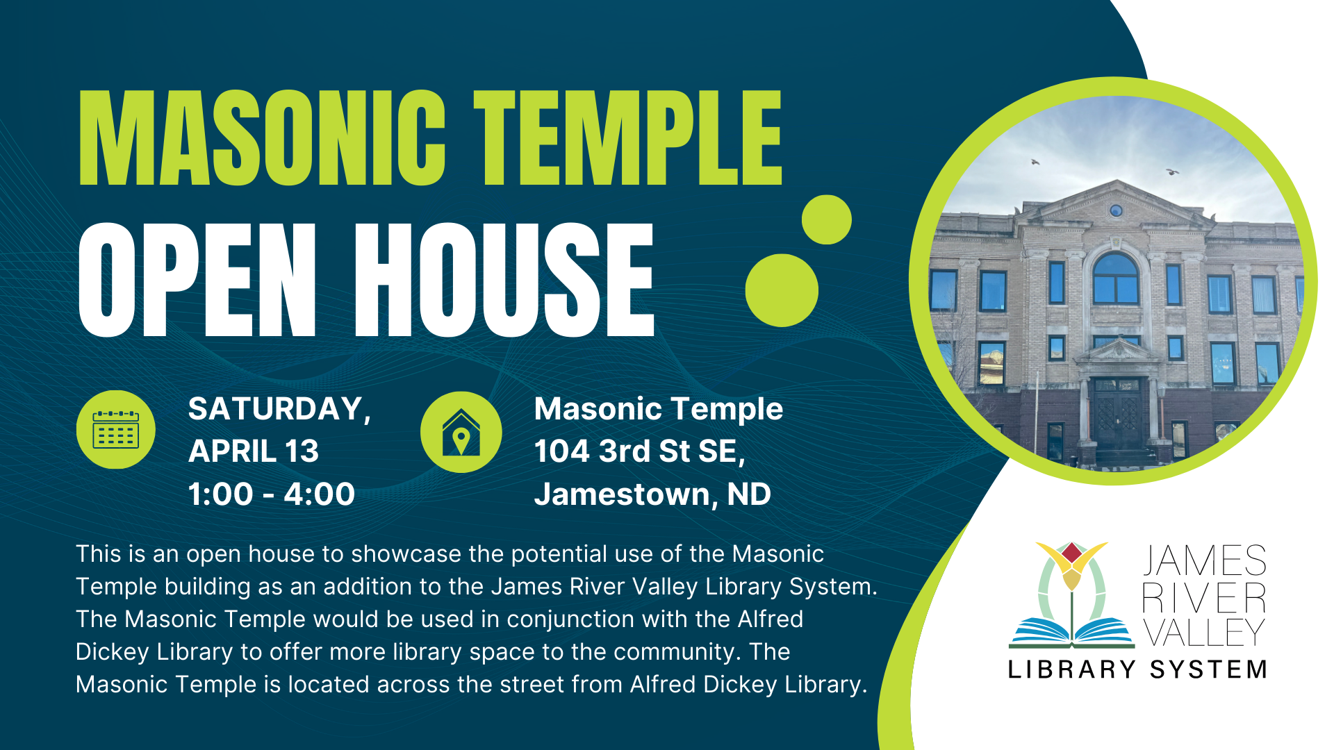 Masonic Temple Open House | JRVLS