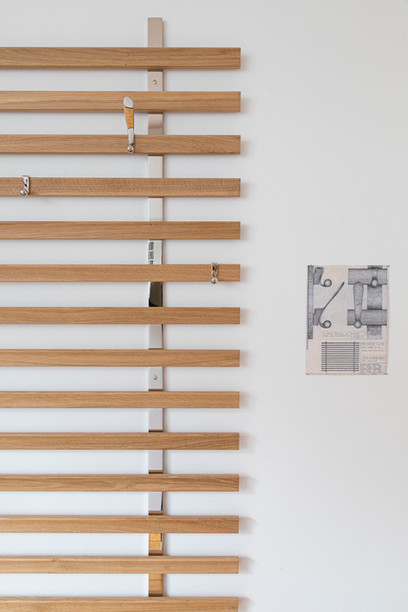 Large Slatted Coat Racks