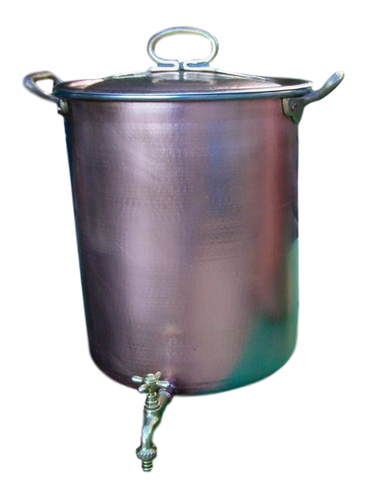 Chaudron cylindrique 100 litres | Chaudronencuivre.com