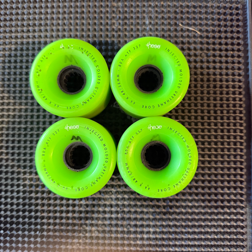 These ATF 327 Urethane Core Green 66mm 80a Longboard Wheels | Insanity ...