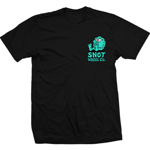 Snot Booger Logo Black T-Shirt | Insanity Boardshop