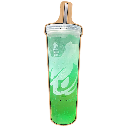 Skate Shapez Taco Bell Baja Blast Shaped Skateboard Deck | Insanity ...