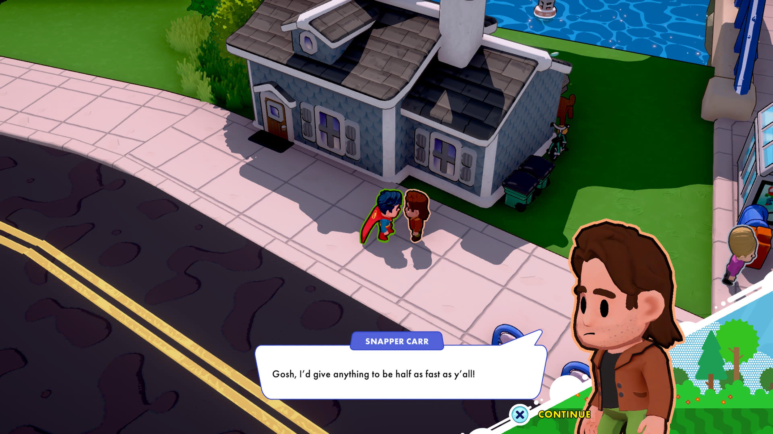 How to Meet Snapper at Sandy Toes Bus Stop in DC Justice League Game