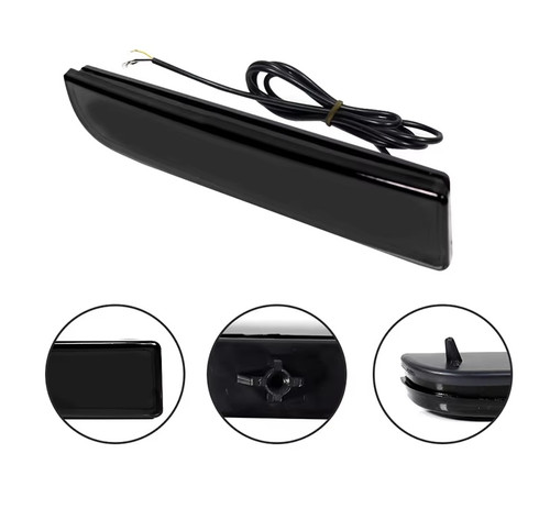 Refletores Olho Gato Para-choque Mitsubishi Lancer Evo X | DF PARTS