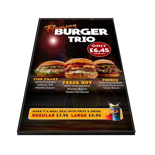 Digital Menu Boards | Review Systems Digital Signage Ltd | Kirkham