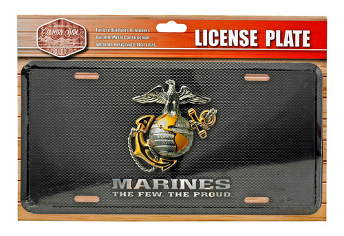 Officially Licensed U.S. Marines License Plate - USMC | Dansmotorpool