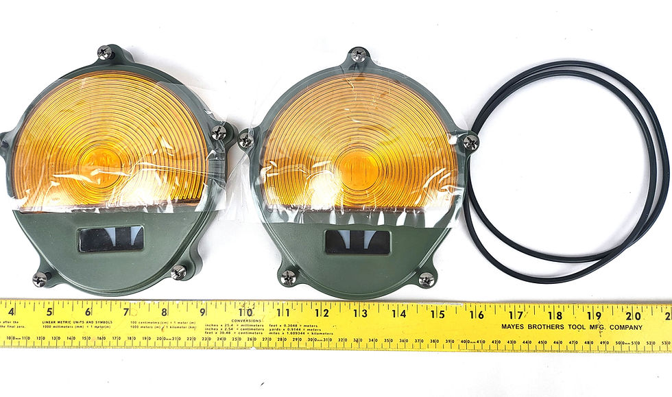 Humvee HMMWV (2) Amber Turn Signal Lens Covers M998 Military Truck ...
