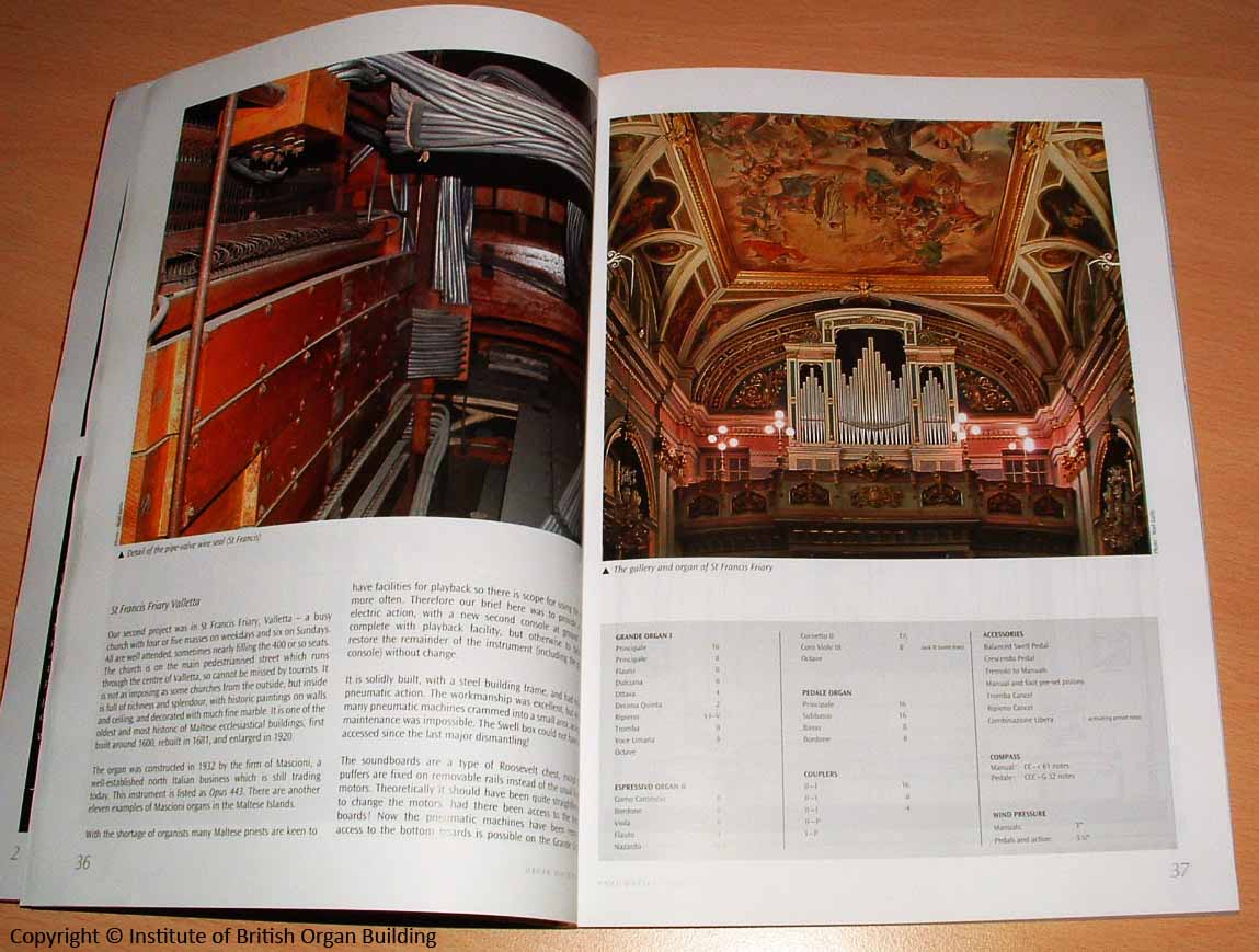 Organ building | Malta | www.noelgallo-organs.com