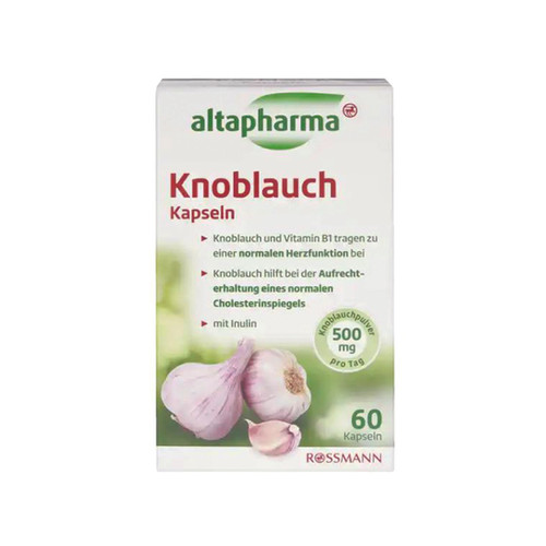 altapharma Knoblauch Kapseln | Rossmann & Lala
