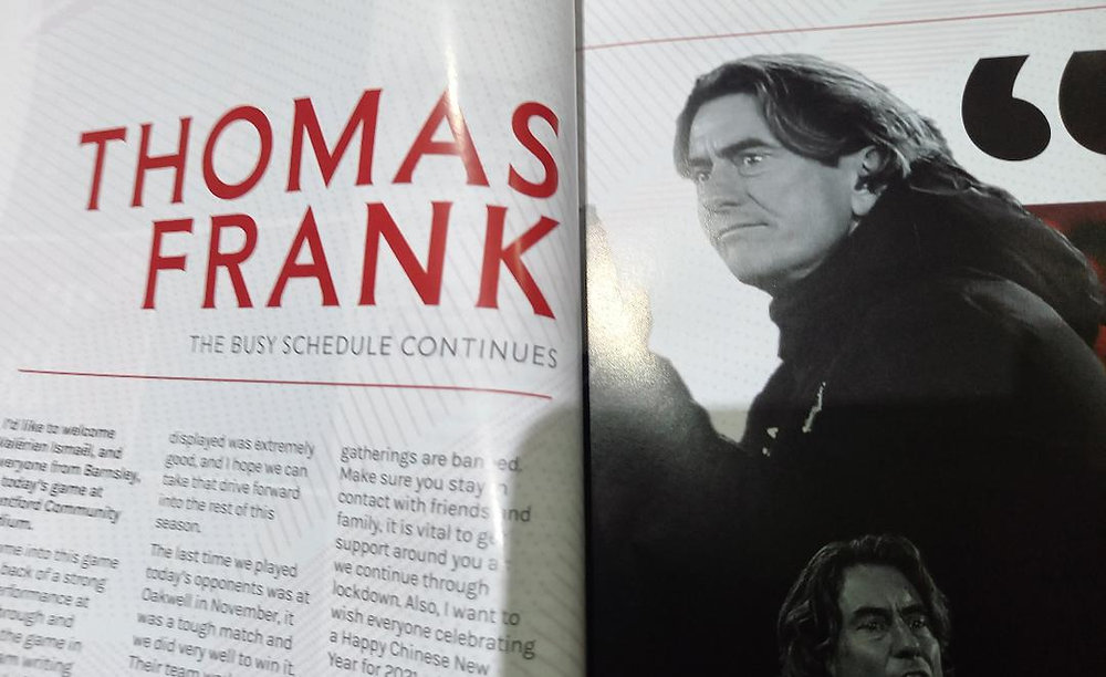 Frank on Bees' defending, professional fouls, Ivan Toney and Winston Reid